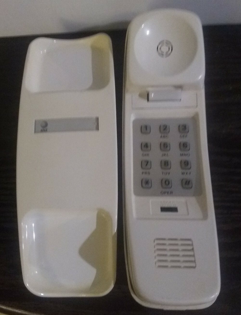 Vintage AT&T Handheld Push Button Table Phone w/ NIP 25ft Cord | eBay