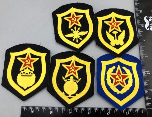 Lot of 5 Soviet Army CCCP Military Patches Original Communist #9 | eBay
