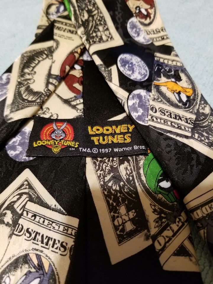 Looney Tunes - Taz, Daffy, Bugz, Marvin And Tweety. Money Tie | eBay
