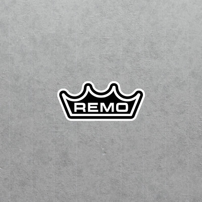 Remo Crown Logo Vinyl Sticker - High-Quality Decal for Drummers ...