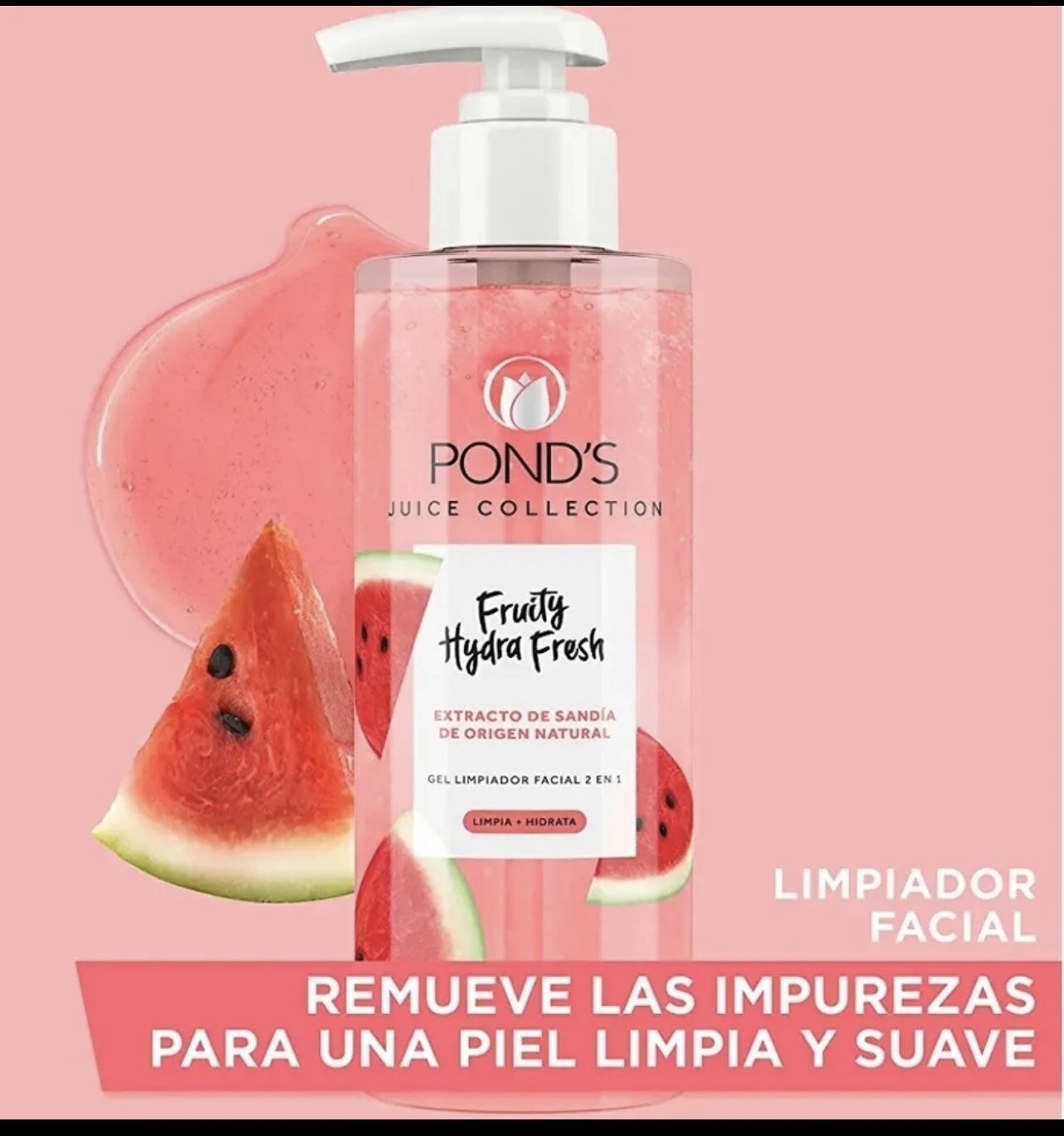 PONDS JUICE COLLECTION FRUITY HYDRAFRESH FACE WASH/LIMPIADOR FACIAL ...