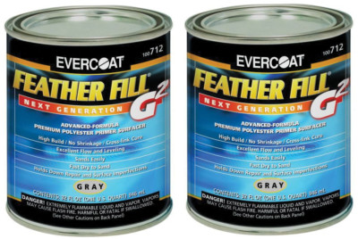 Evercoat 712 Featherfill G2 Primer 2nd Generation- Gray Color (2 Pack ...