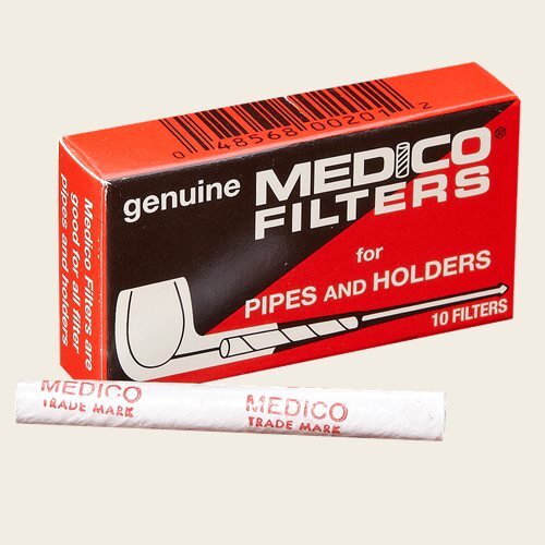 Medico Pipe Filters Tobacco Pipes and Holders 2 1/4" (3 Packs 30 Total ...