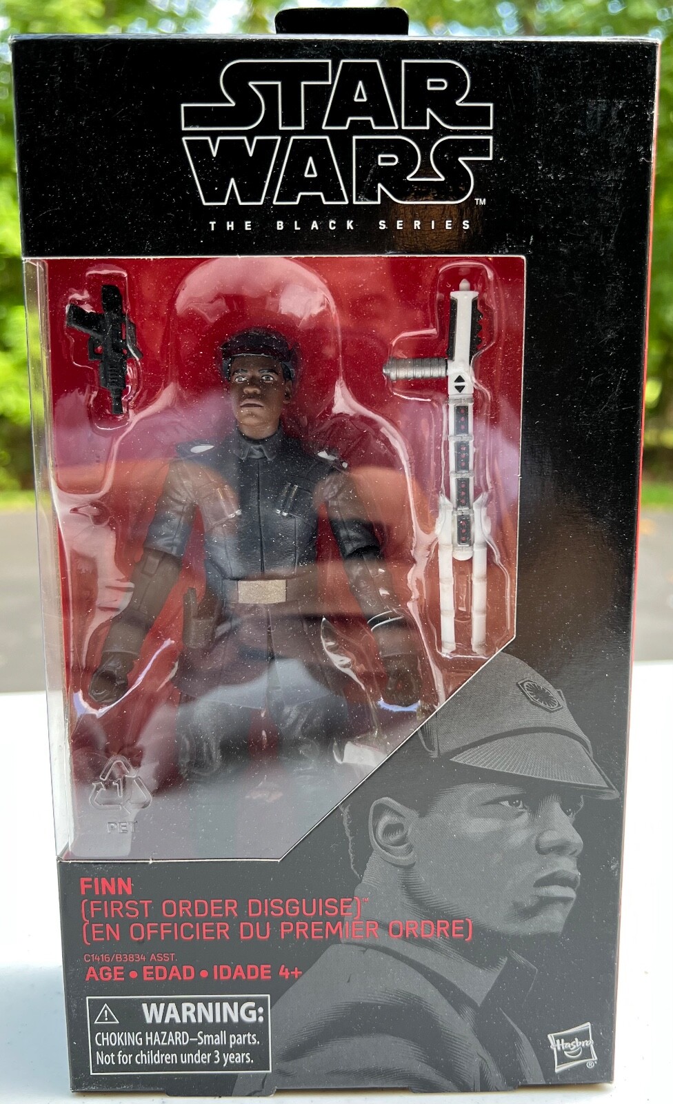 Hasbro Star Wars The Black Series Finn (First Order Disguise) Action ...