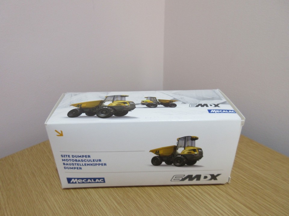CONRAD MECALAC 6MDX SWIVEL TIP SITE DUMPER DIECAST COLLECTORS MODEL ...