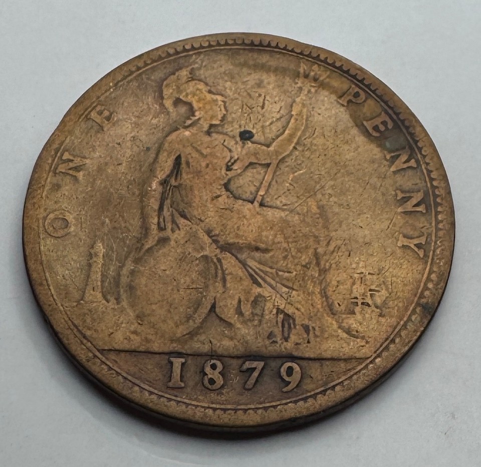 1879 Great Britain One Penny - UK - 1 Penny - England - 1C - Ships Free ...