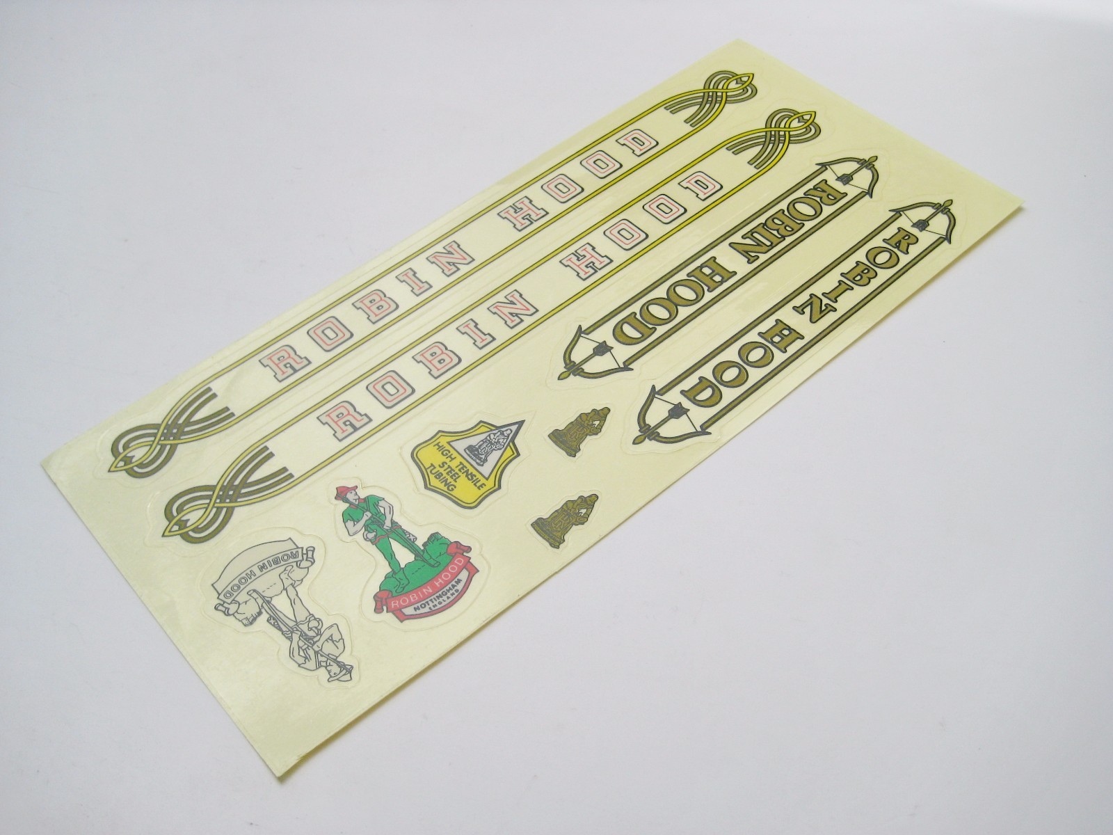 ROBIN HOOD DECAL BICYCLE VINTAGE BIKE STICKER ROBIN HOOD STICKER DECALS ...