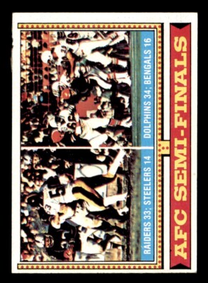 1974 Topps Football #460 AFC Semi-finals EX/MT | eBay