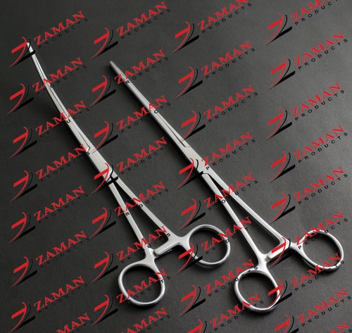 Mayo Robson Intestinal Clamp Forceps Curved & Straight 23 cm BY Zaman ...