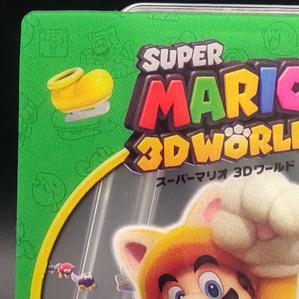 Cat Mario Super Mario Bros 3D Worlds Vintage Plastic Card Nintendo ...