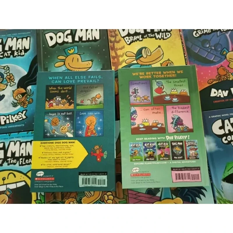Dog Man Series 1-17 books set Dogman Children's Collection by Dav ...