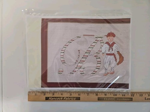 Boulet Doré LA PETITE BASQUE French Boy 18ct Cross Stitch Alphabet ...