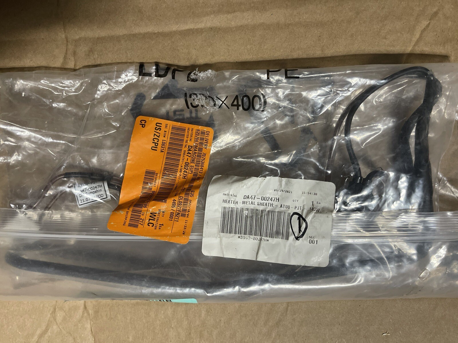 Samsung Refrigerator Defrost Heater Da47-00247h Heater-metal Sheath for ...