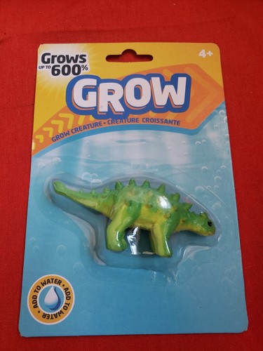 MAGIC GROW CREATURE ANKYLOSAURUS DINOSAUR TOY WATCH IT GROW 600% IN ...