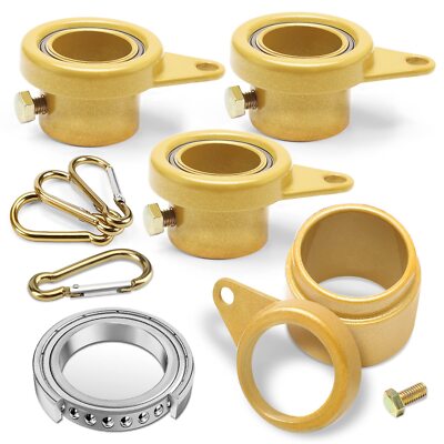 Flagpole Rotating Clips Swivel Rings Anti-Wrap Tangle Free with ...