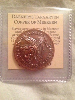 Game Of Thrones daenerys targaryen Copper of meereen coin Nerd Block ...