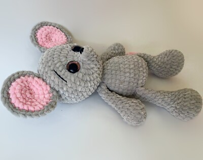 Mouse, plush, stuffed toy. Handmade crochet toy. Animal plushie | eBay