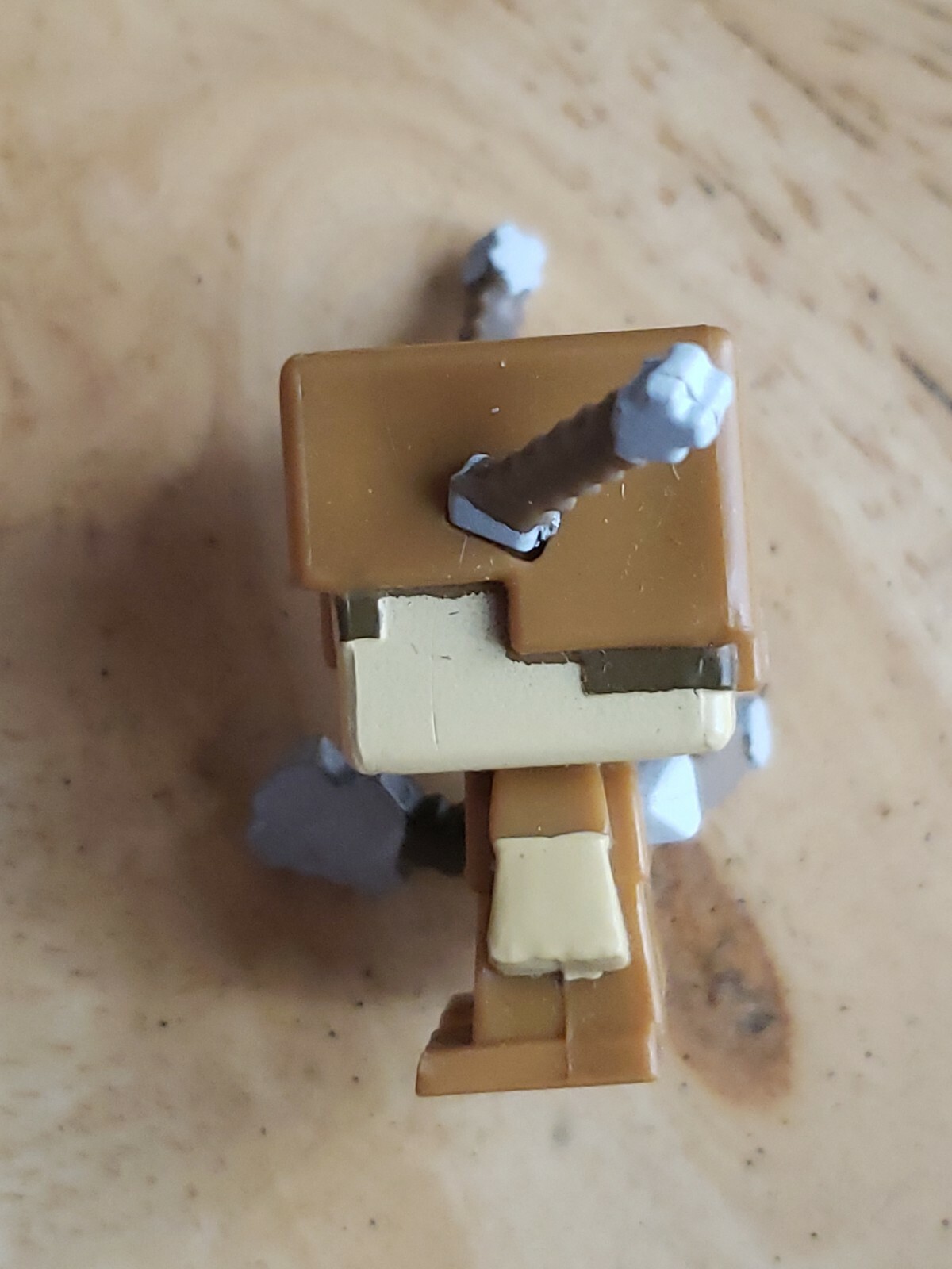 Mojang Minecraft Mini Figure Steve Damaged Armor Series 4 Obsidian ...