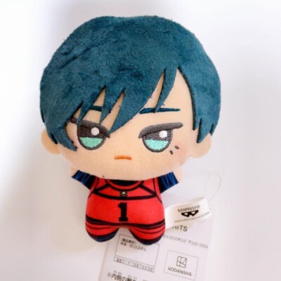 Blue Lock Chibi Gurumi vol.5 Plush Doll Mascot Rin Itoshi Soccer ...