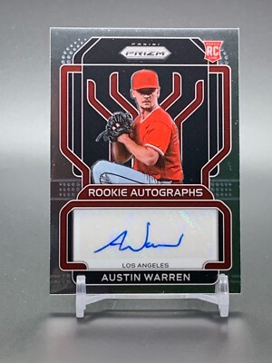 2022 Panini Prizm Rookie Autographs RA-AU AUSTIN WARREN Los Angeles ...