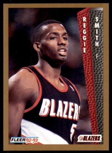 1992-93 Fleer Reggie Smith Rookie . Portland Trail Blazers #419 | eBay
