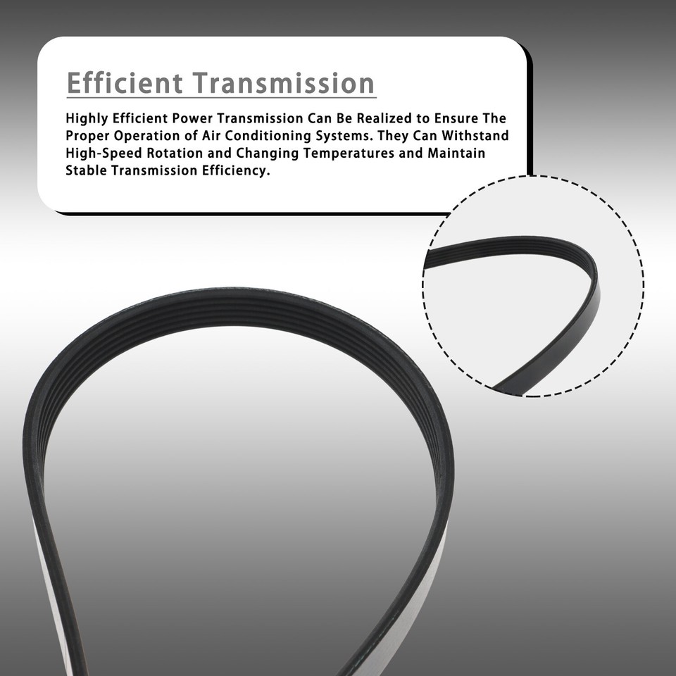 Aftermarket Black Air Compressor V-Belt 6 Ribbed Fit for Craftsman | eBay