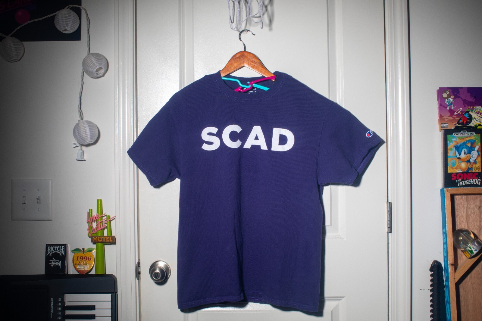 SCAD Savannah College Of Art & Design Purple Champion Spellout Shirt ...