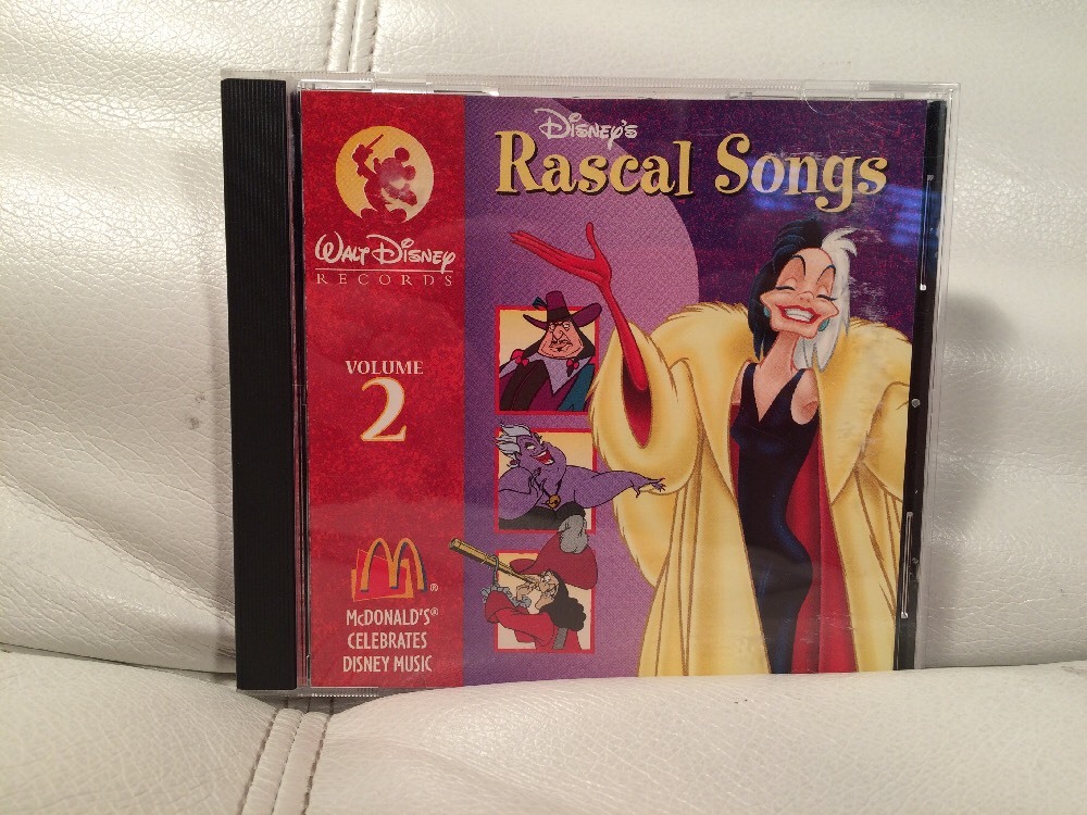 Walt Disney's Rascal Heroes Song CD Volume 2 RARE 1996...(PW) | eBay