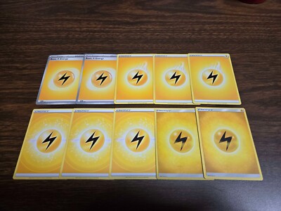 10 Basic Electric Energy Pokémon TCG | eBay