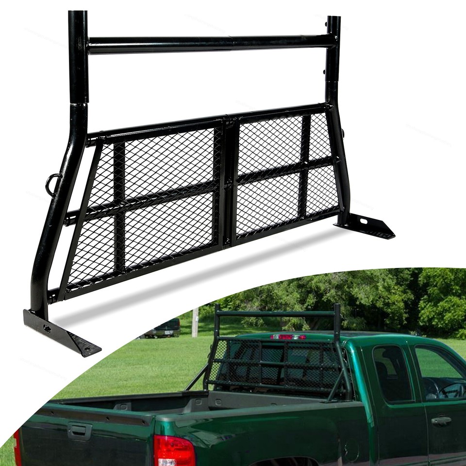 Universal Pickup Headache Rack Adjustable Steel Truck Rack Window ...