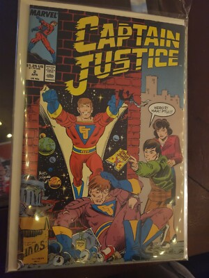 Captain Justice #2 MARVEL COMIC BOOK 8.5 AVG V36-22 | eBay