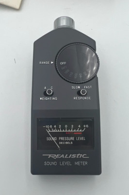 Sound & Audio Measurement - Radio Shack Sound Level Meter