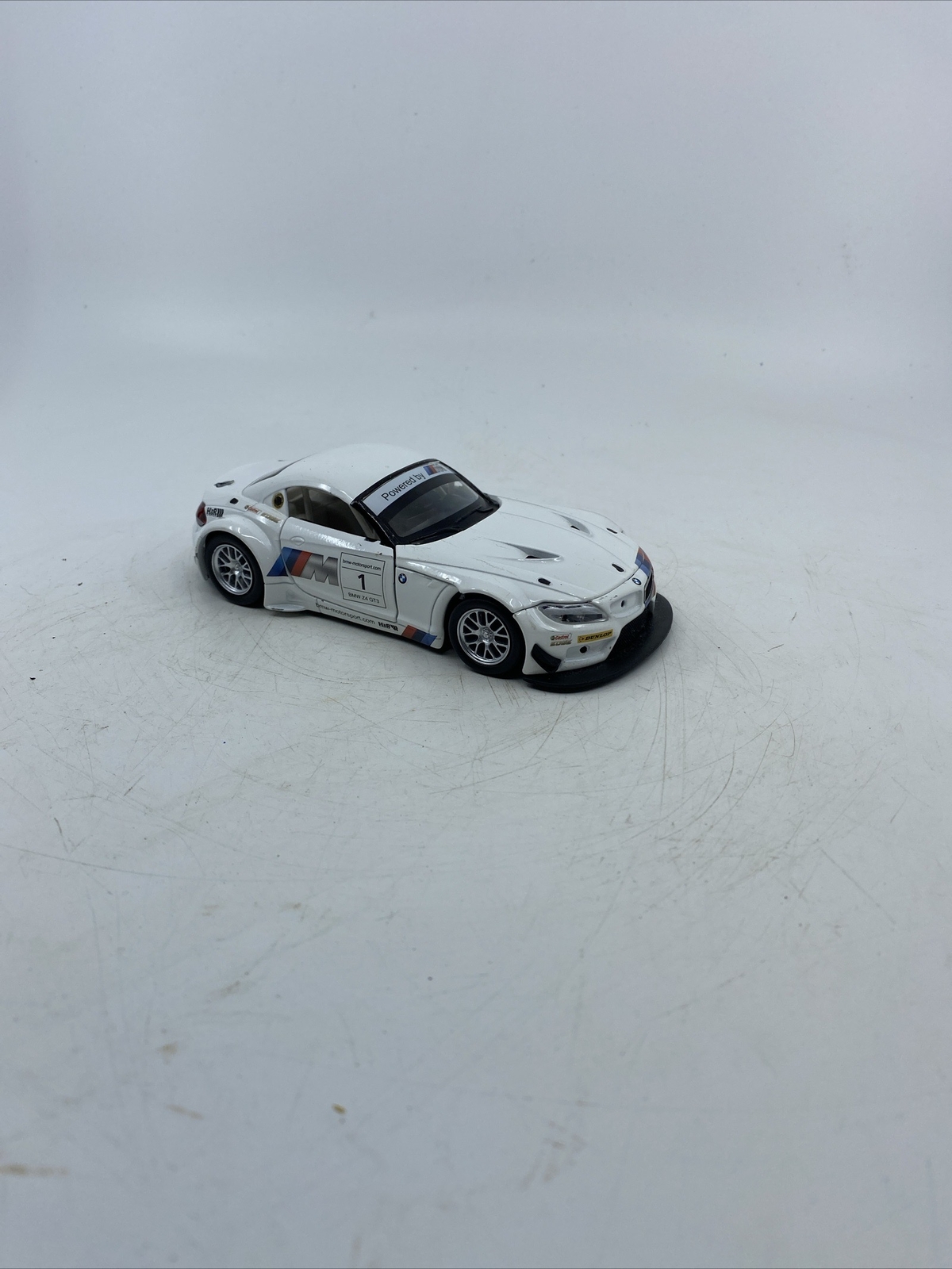 MSZ Vroom BMW Z4 GT3 Race Pullback 1:32 Diecast Car with Lights/Sounds ...