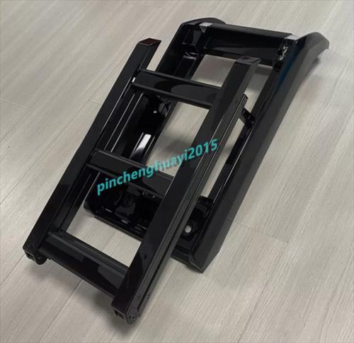 For Land Rover Defender 90 110 130 2020-24 Gloss Black Aluminum ladder ...