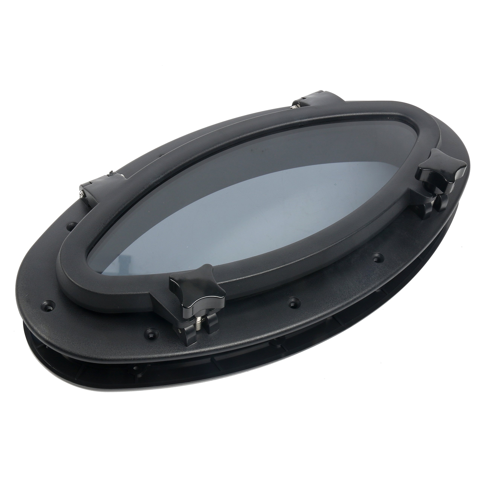 Boat Oval Opening Portlight Porthole Replacement Window 16”X8-5/8" ABS ...