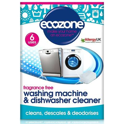Washing Machine and Dishwasher Cleaner Ecozone 120g (6 uses) Descales ...