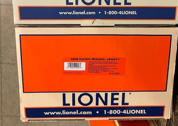 O Gauge 3-Rail Lionel 6-11256 NH New Haven 2-8-2 Mikado Steam w/ LEGACY ...