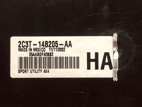 2002 Ford F250 F350 GEM Electronic Multifunction Control Module ...