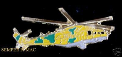 MI24 HIND Mil Moscow Helicopter Gunship Russia LAPEL HAT PIN UP RUSSIAN ...