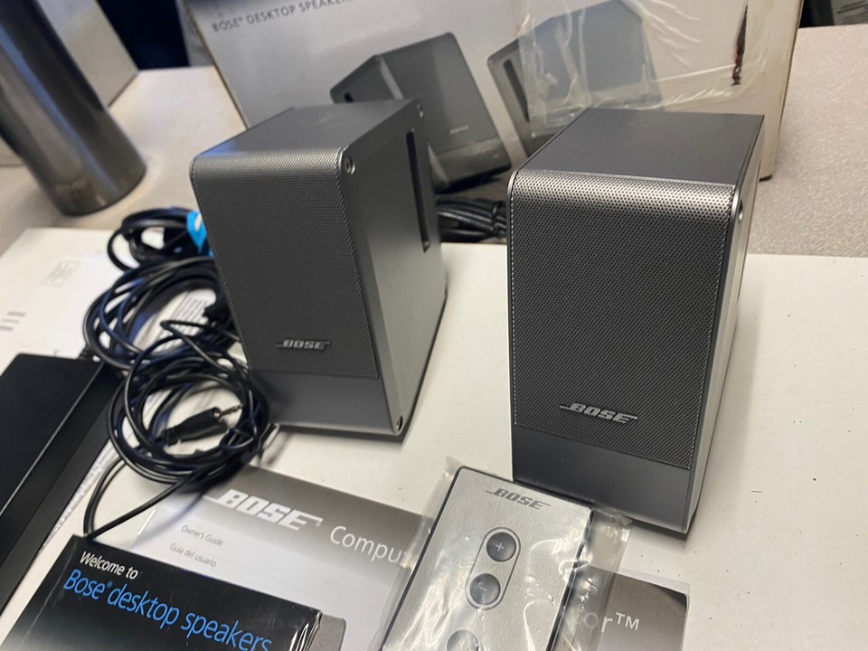 Bose Computer MusicMonitor Computer Speakers Desktop PC Silver Bose ...