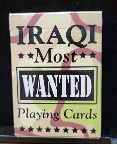 Set Of 3 Decks Playing Cards, Iraqi Most Wanted, Operation Iraqi ...