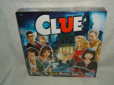 Clue Hasbro Board Game The Classic Mystery Game New Sealed Family ...