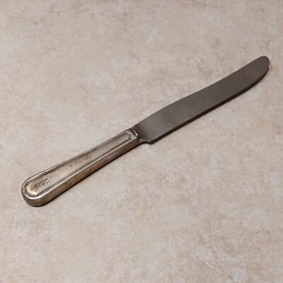 INSICO Stainless USN Stamped Silver Handle Mess Hall Butter Knife USA ...