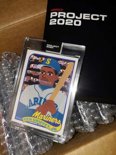 IN HAND TOPPS PROJECT 2020 #88 KEN GRIFFEY JR BY KEITH SHORE | eBay