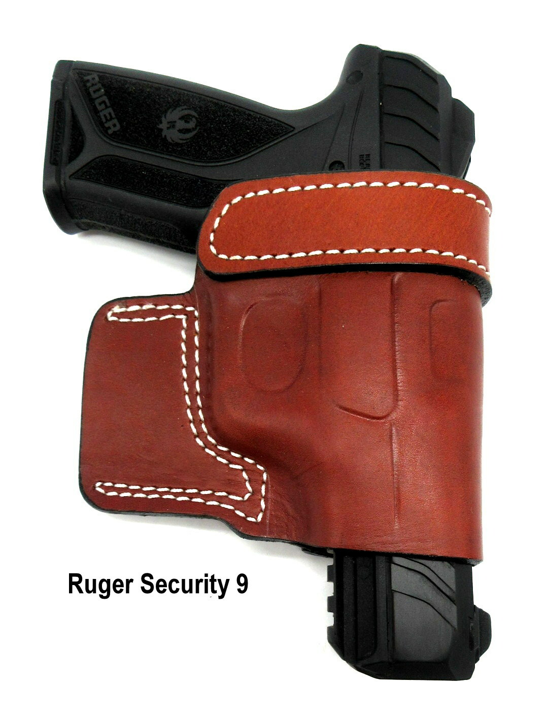 Right Hand Brown Leather Yaqui Speed Draw Belt Holster for RUGER ...