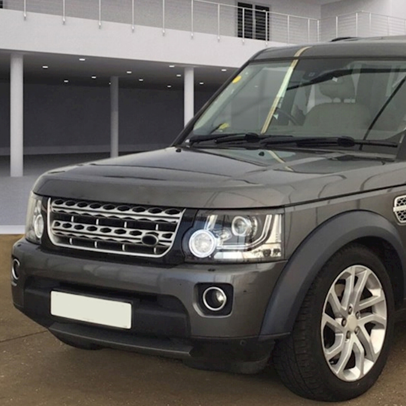 Front Bumper Tow Eye Cover Gray for LR051330 Land Rover Discovery 4 LR4 ...