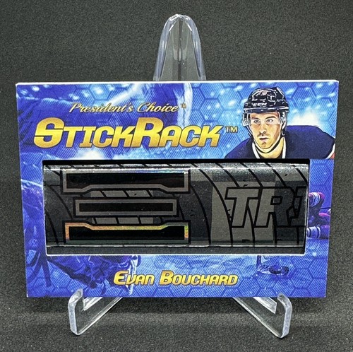 Evan Bouchard 2022 Presidents Choice Stick Rack 2/5 Edmonton Oilers | eBay