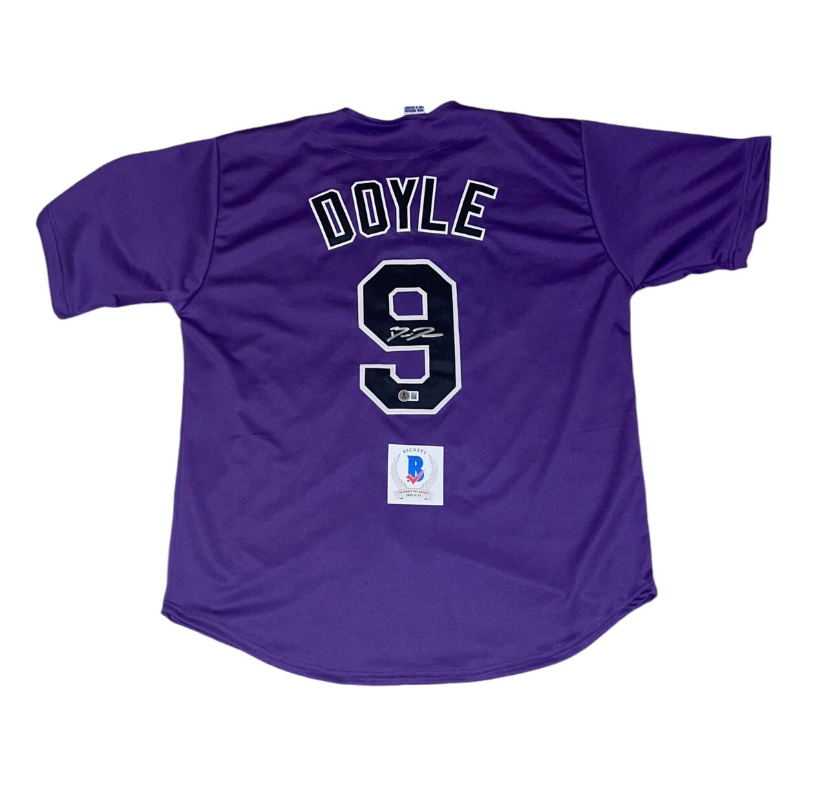 Brenton Doyle Signed Jersey Colorado Rockies Autographed Auto Beckett ...