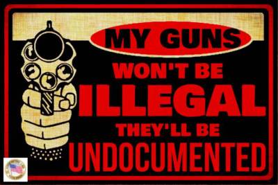 FUNNY GUN SIGN MADE IN USA! METAL SIGN 8X12 MAN CAVE HUNTER 2ND ...