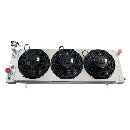 Aluminum Radiator+Shroud Fan For 1984-2001 Jeep Comanche Cherokee XJ 2 ...